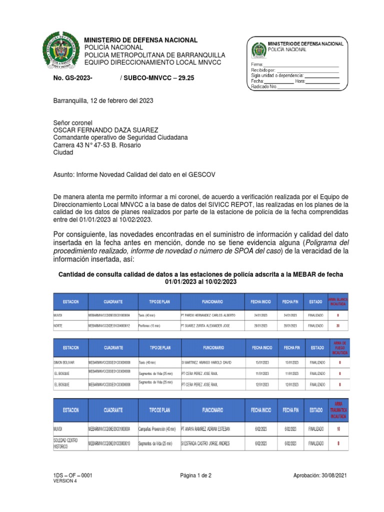 Calidad De Datos Pdf 0806