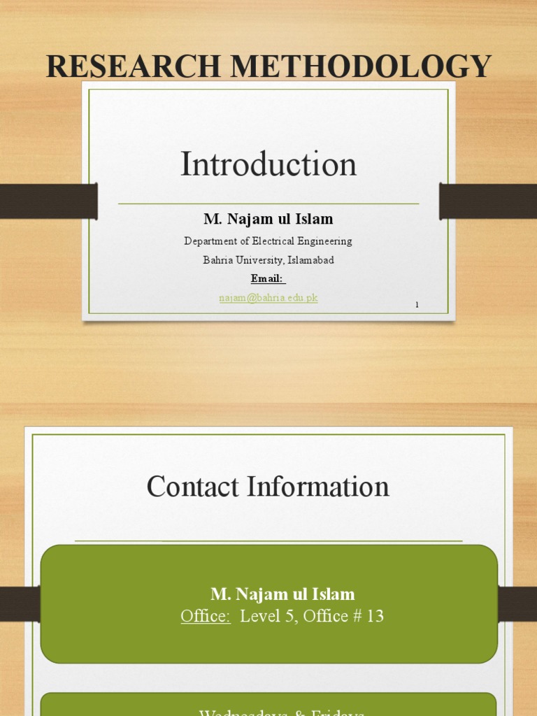 Research Methodology Course Guide | PDF | Cost Of Living | Knowledge