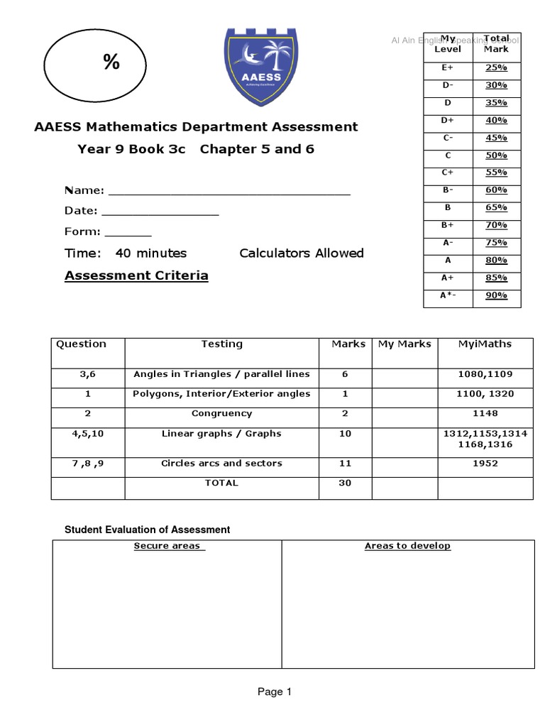 Year 9 3C Book Chapters 5 and 6 | PDF | Teaching Methods & Materials