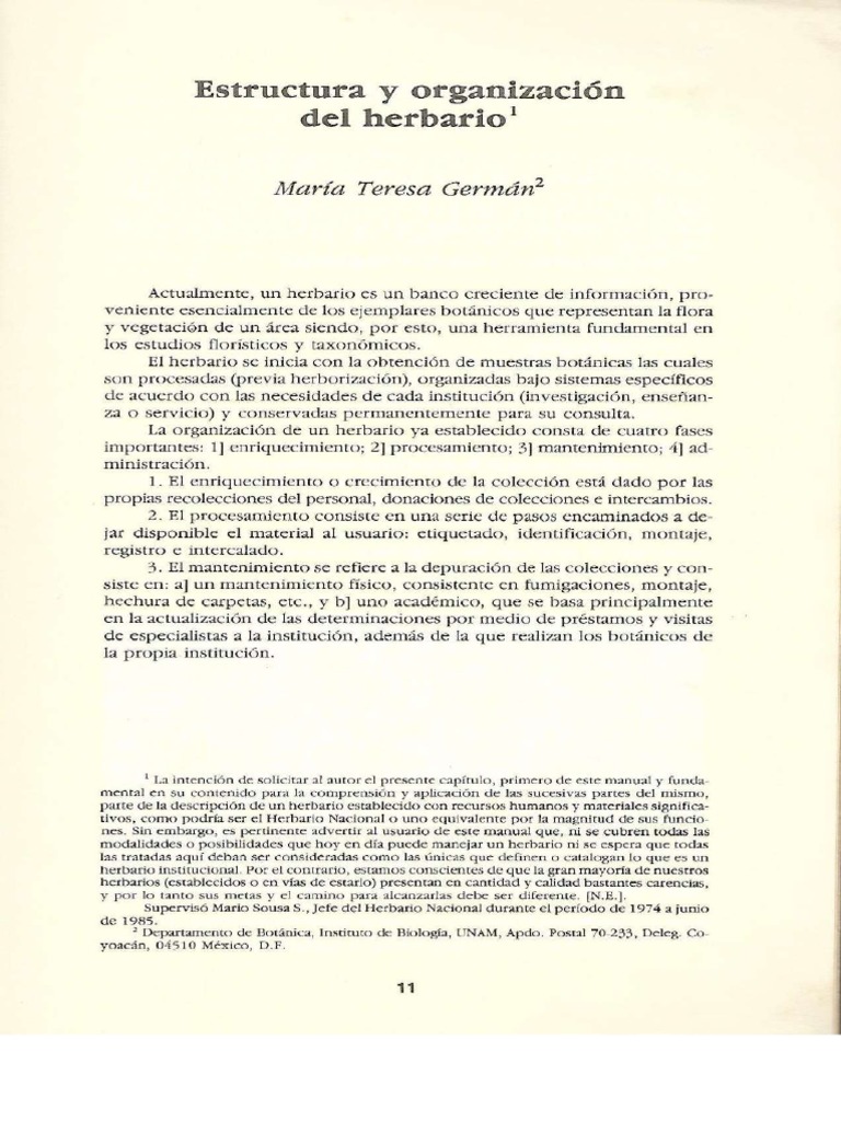 Manual De Herbario Compressed Pdf
