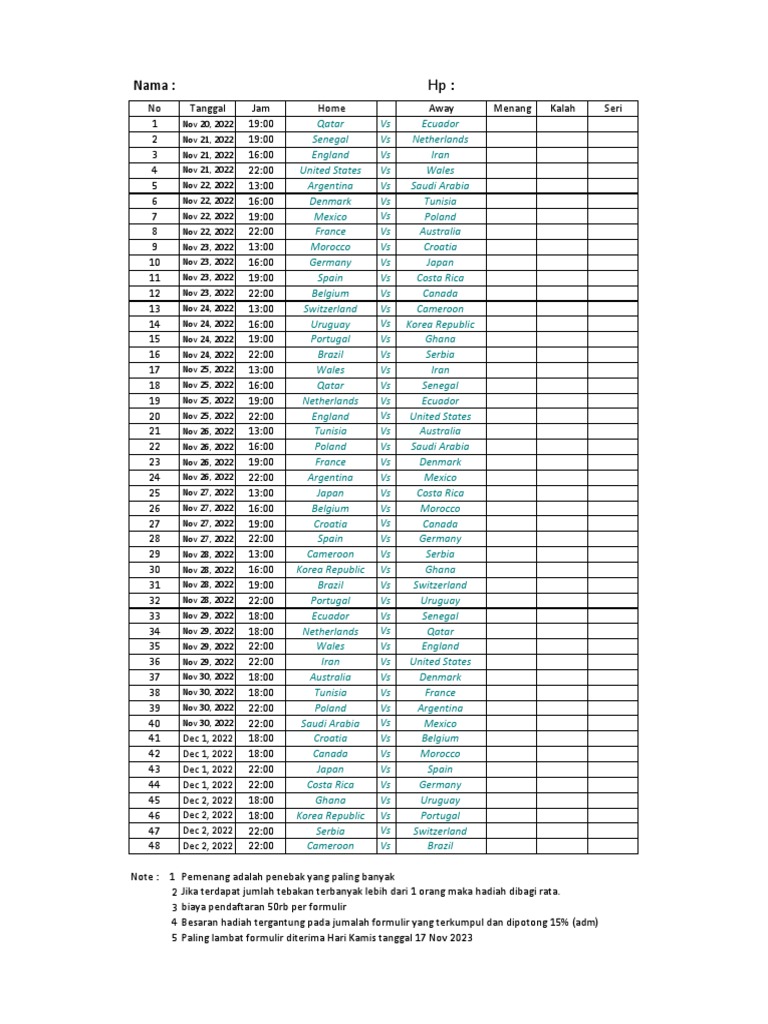 World Cup 2022 | PDF | Sports | Fifa Competitions