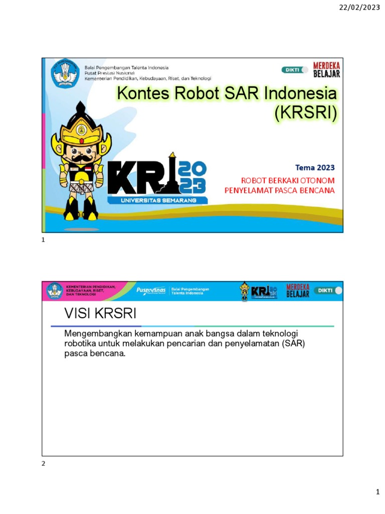 Sosialisasi KRSRI 2023 | PDF