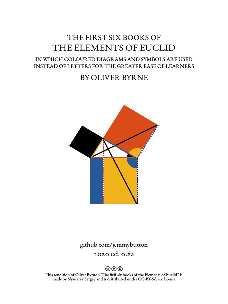 The Elements of Euclid (Oliver Byrne) | PDF | Theorem | Axiom