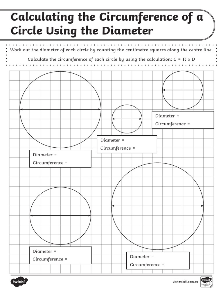 Au N 2549570 Calculating The Circumference of A Circle - Ver - 2 | PDF ...