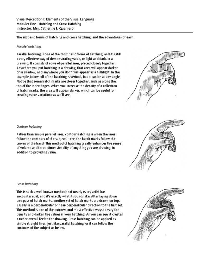 A Comprehensive Guide To Hatching And Cross Hatching Techniques