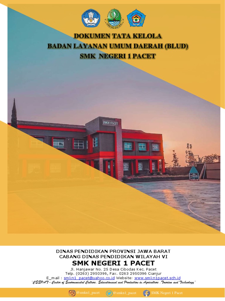 Tata Kelola BLUD UPT SMKN 1 PACET Revisi Februari 2022 Final | PDF