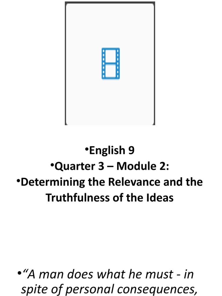 English 9 Q3 Module 2 Demo - Demo | PDF | Romeo And Juliet
