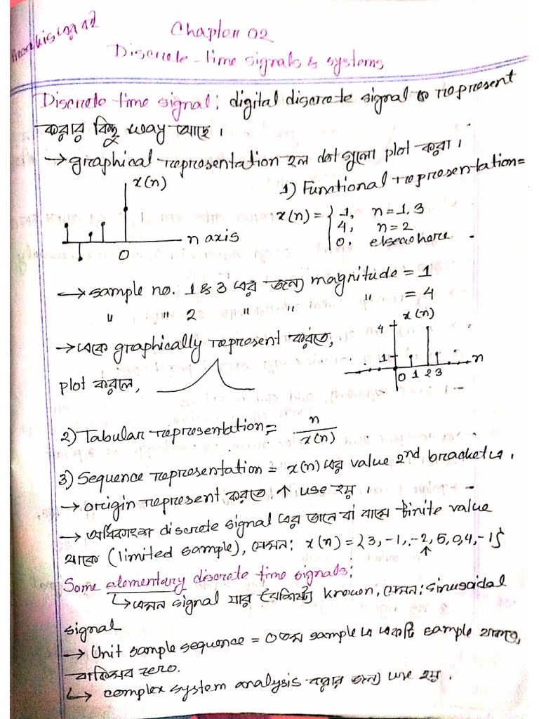 DSP Lecture Ashfaq Sir Chapter2 | PDF