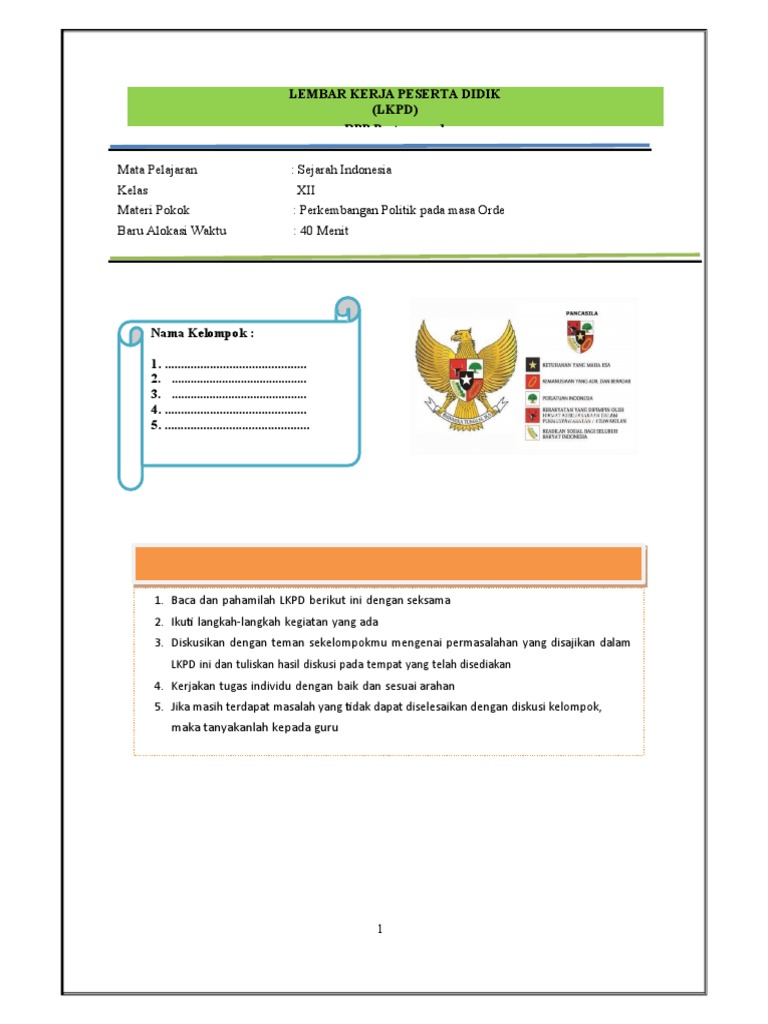 LKPD Daring - SUSIANI BUDIASIH, S.PD | PDF