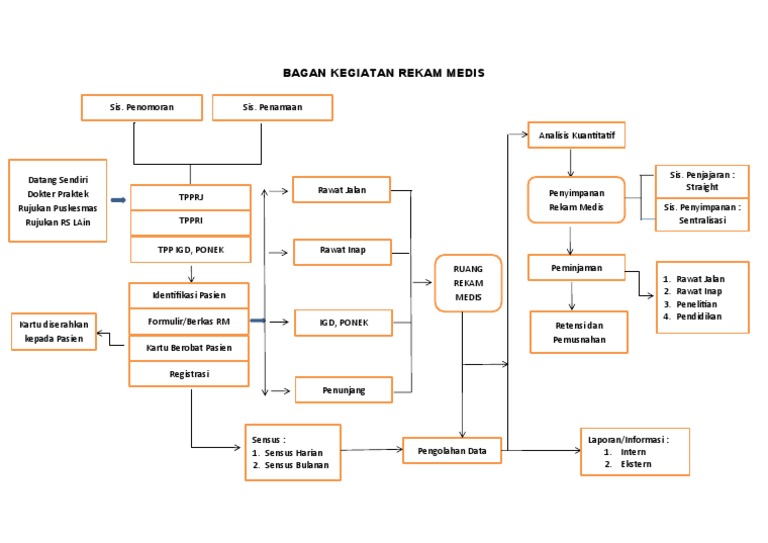 Bagan Kegiatan Rekam Medis | PDF