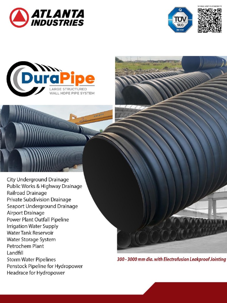 Atlanta 2022 Durapipe Brochure | PDF