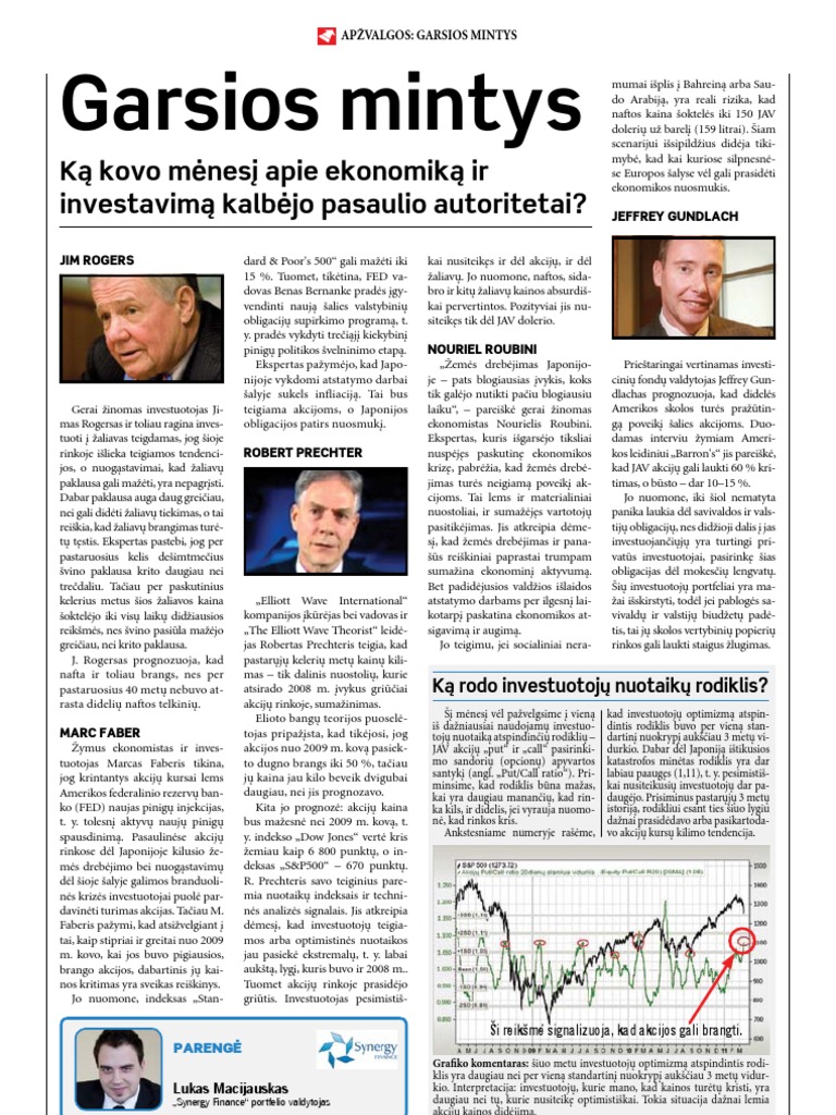 Zurnalas Investuok Garsios Mintys 201104 | PDF