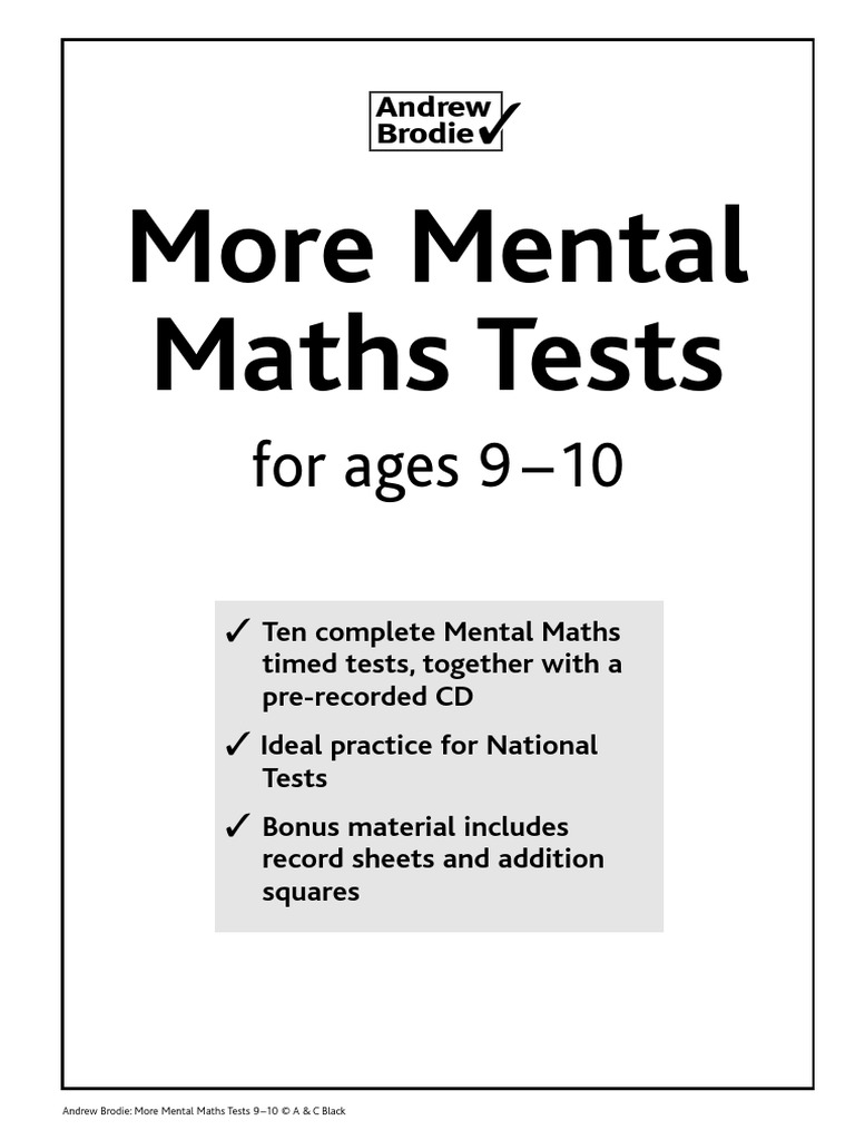 Mental Math | PDF | Multiplication | Numbers