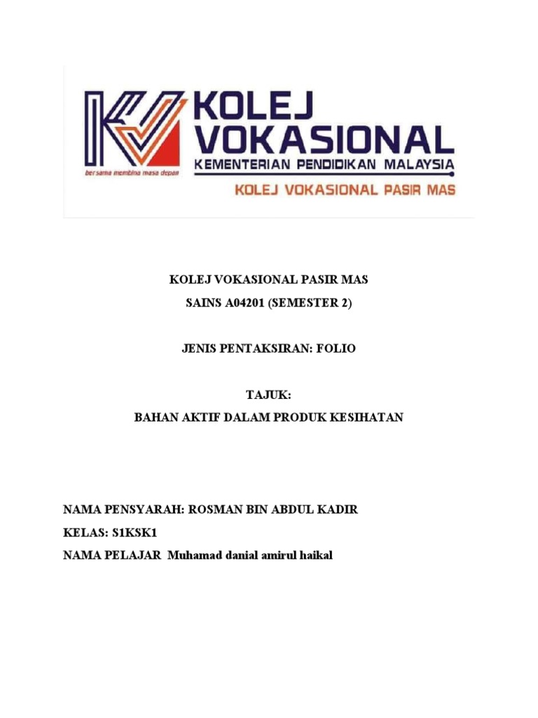 Folio Sains Final | PDF