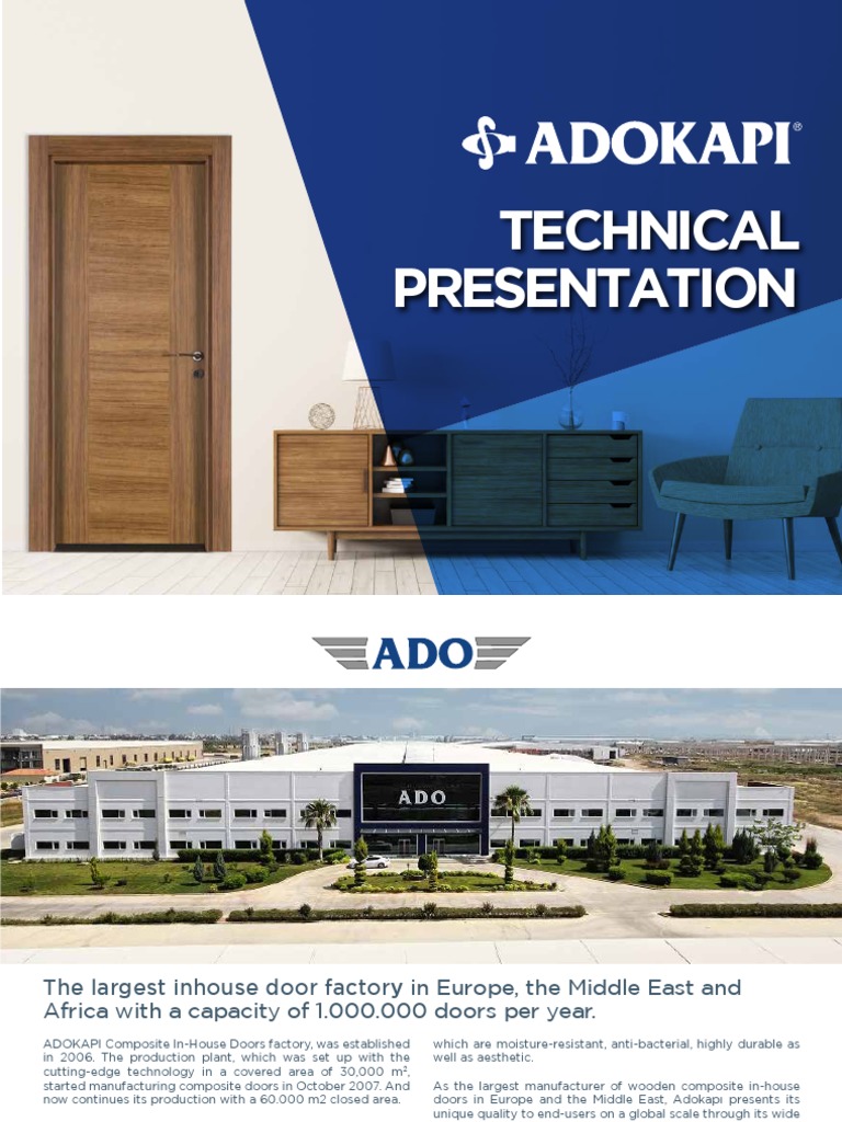 Adokapı Technical Presentation | PDF | Door | Wood