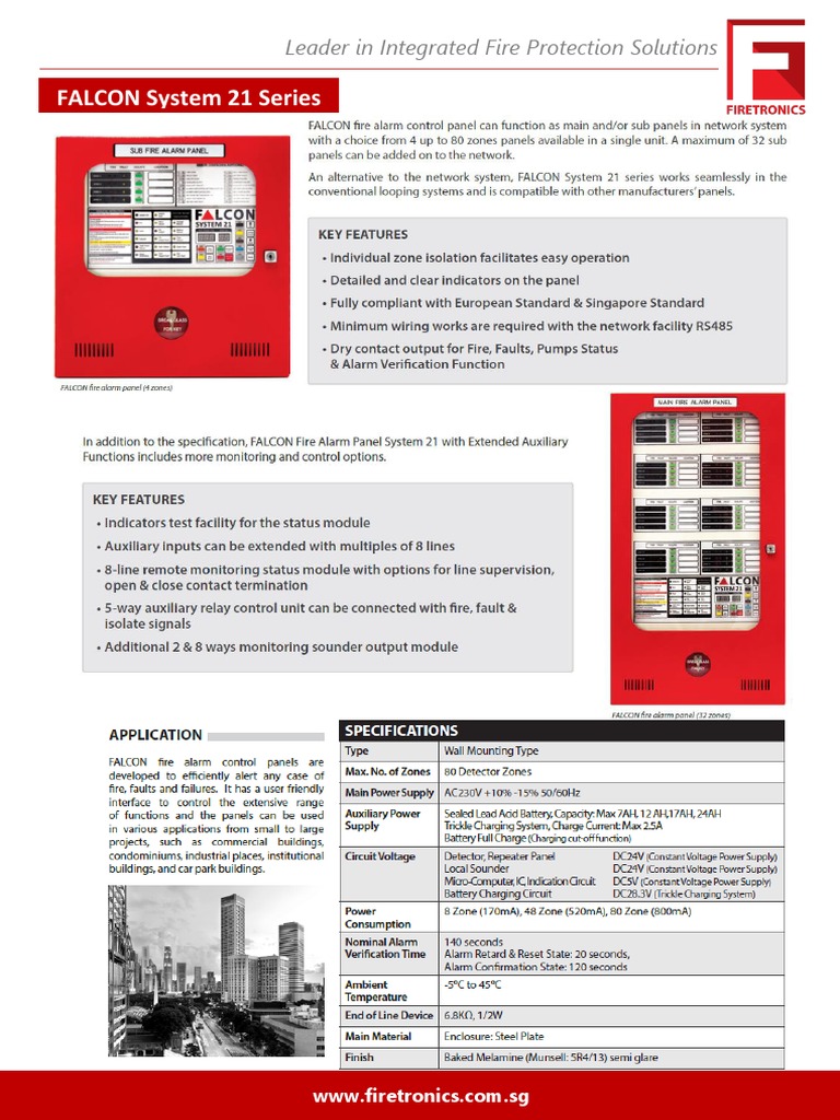 FALCON Fire Alarm Panel | PDF
