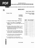 2025 MANEB Biology Essay Questions | PDF | Adaptation | Seed