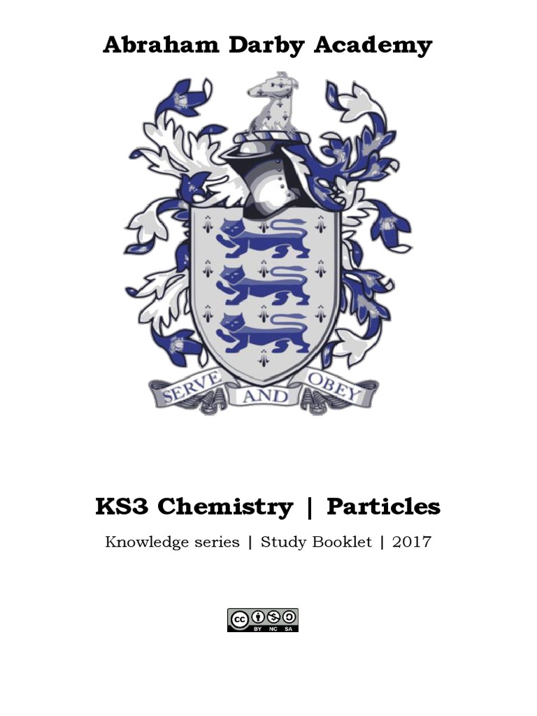 KS3 Chemistry Particles | PDF | Liquids | Gases