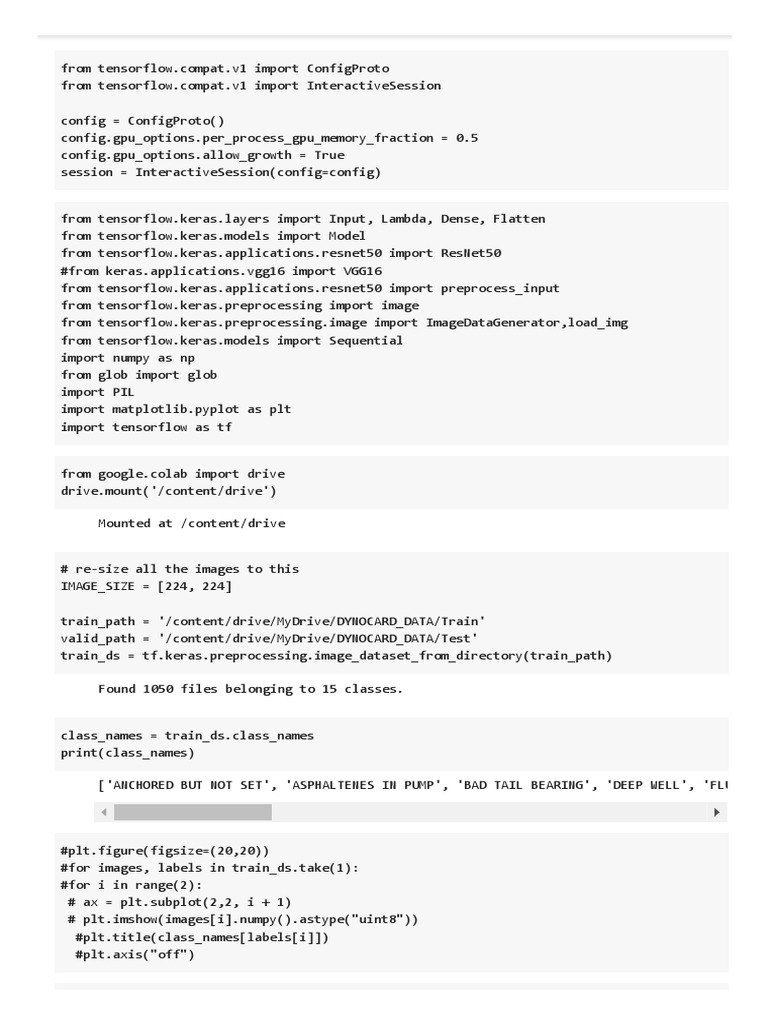RESNET - Dynamometer - Ipynb - Colaboratory | PDF | Machine Learning | Emerging Technologies