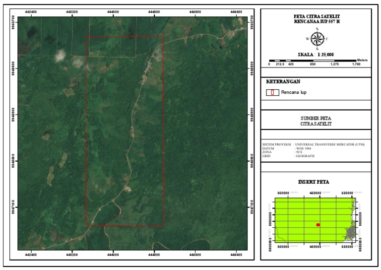 Satellite Map for IUP Planning | PDF | Geophysics | Notation