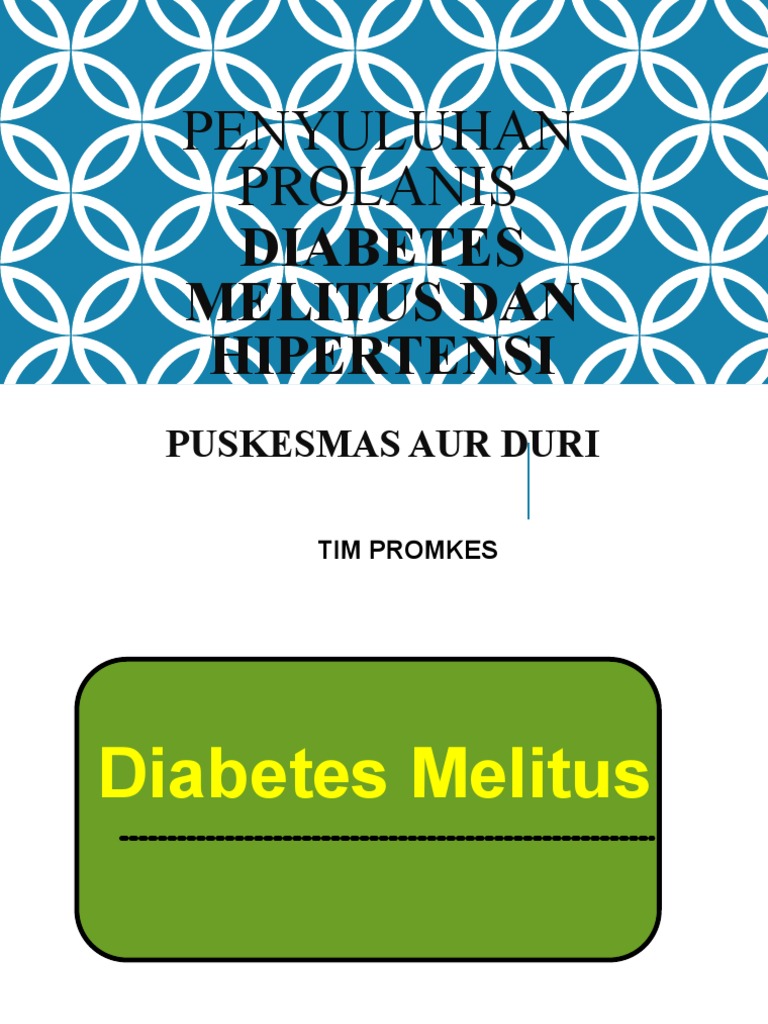 Prolanis DM & HT | PDF