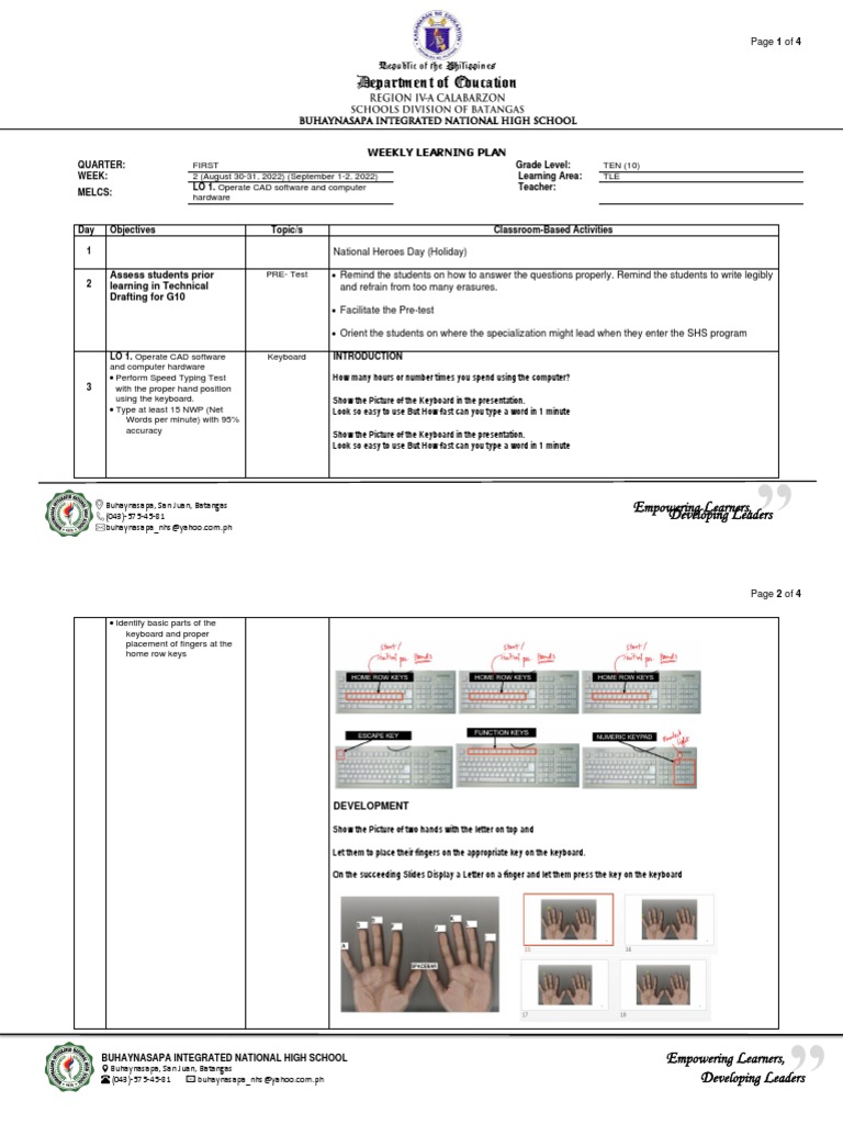 Week2 DLL | PDF | Computer Keyboard | Cognition