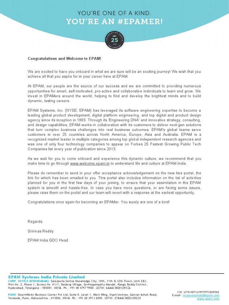 Epam - 3 | PDF | Employment | Internship