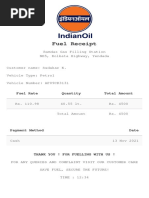 Fuel Receipt 2 | PDF