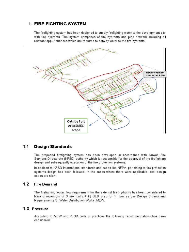 Design of an External Firefighting System for a Development Site in ...