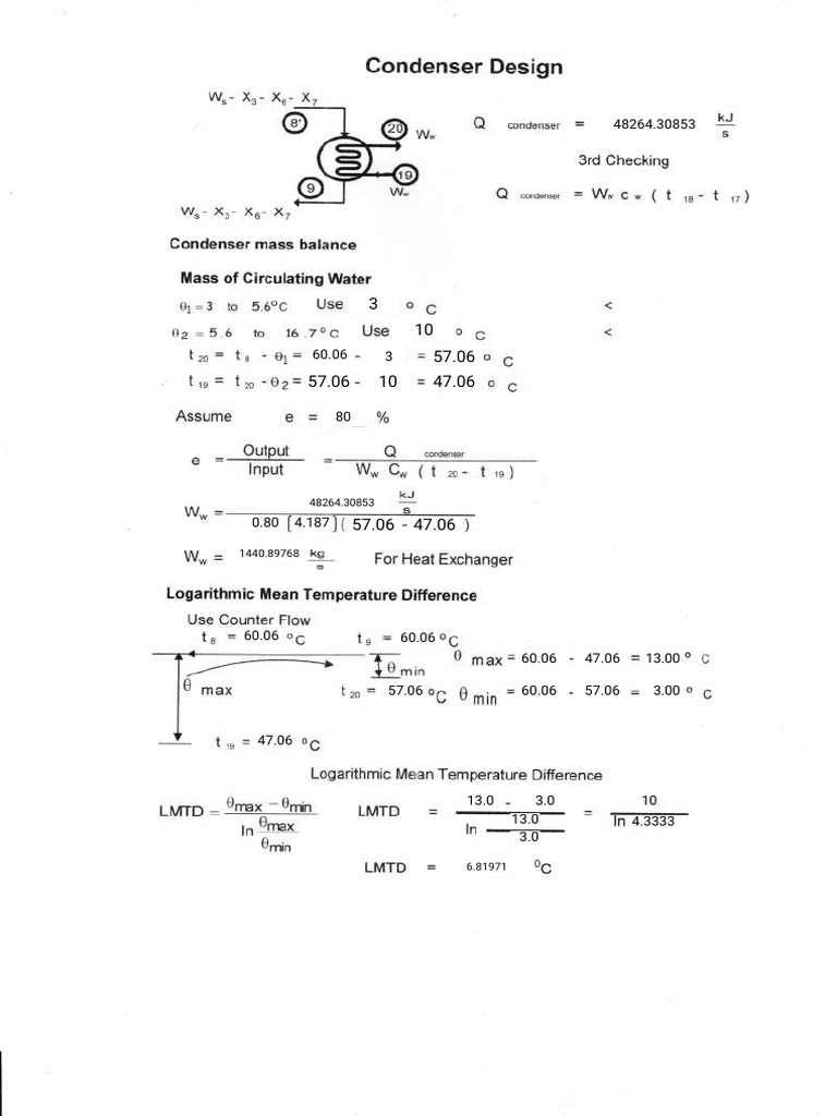 Nieto Javeth Dave Design of Condenser Heat Exchanger and Cooling Tower ...