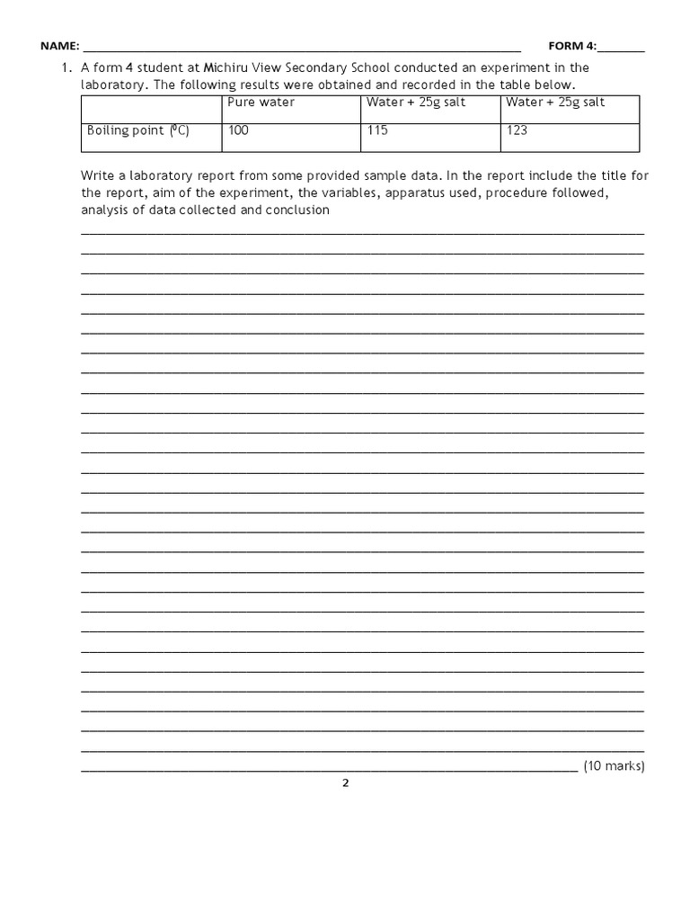 Physics 2020 Paper 2 | PDF | Experiment | Physics