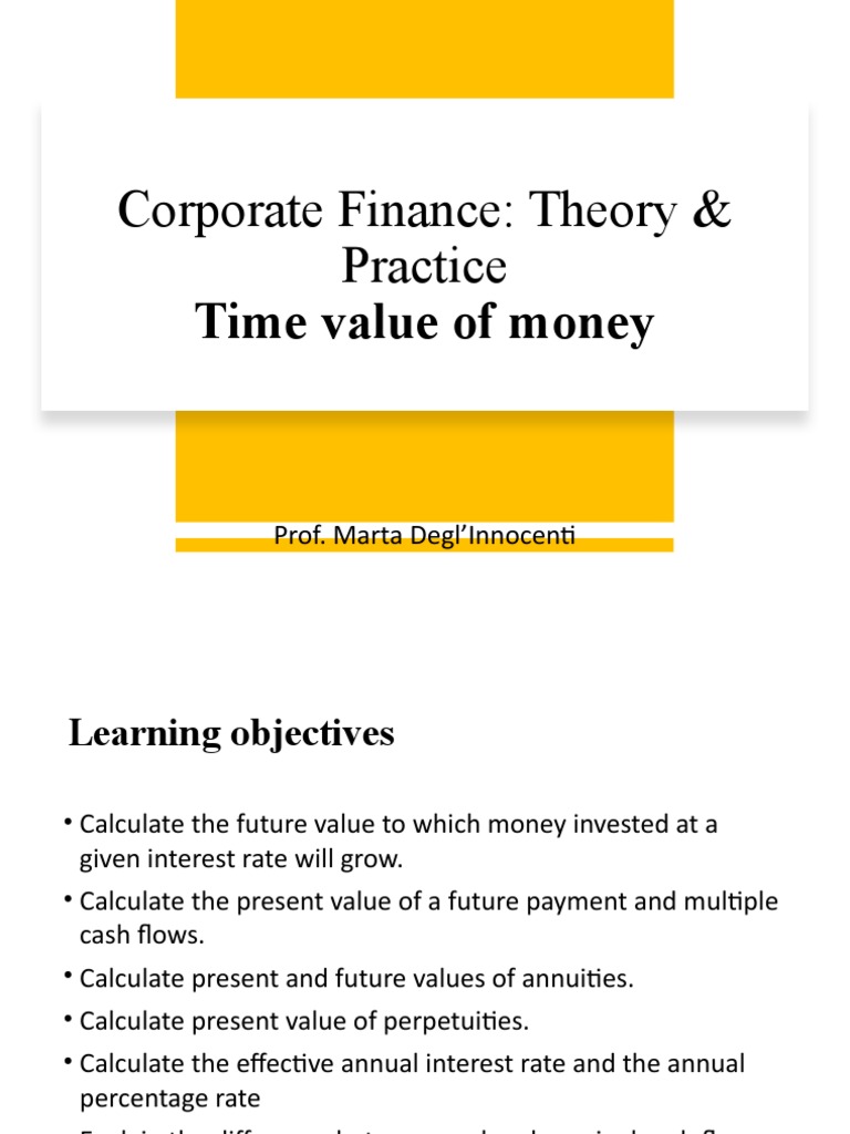 Topic 2 - Time Value of Money | PDF | Present Value | Bonds (Finance)
