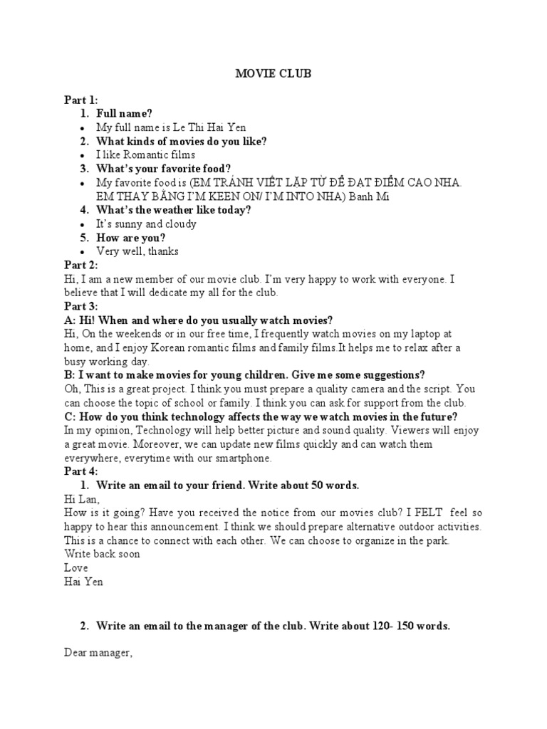 Movie Club | PDF Movie Club | PDF