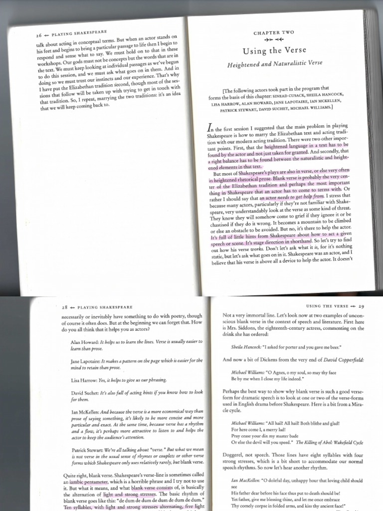 Using The Verse - Shakespeare | PDF