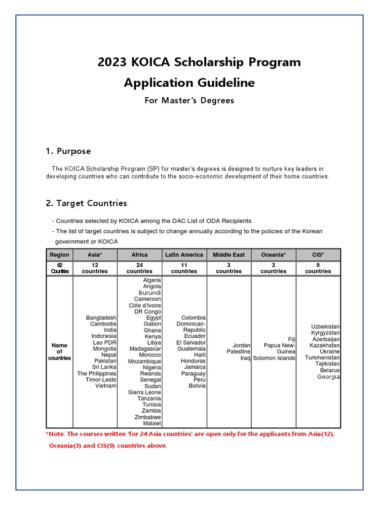 Application Guideline - 2023 | Download Free PDF | Academic Degree ...