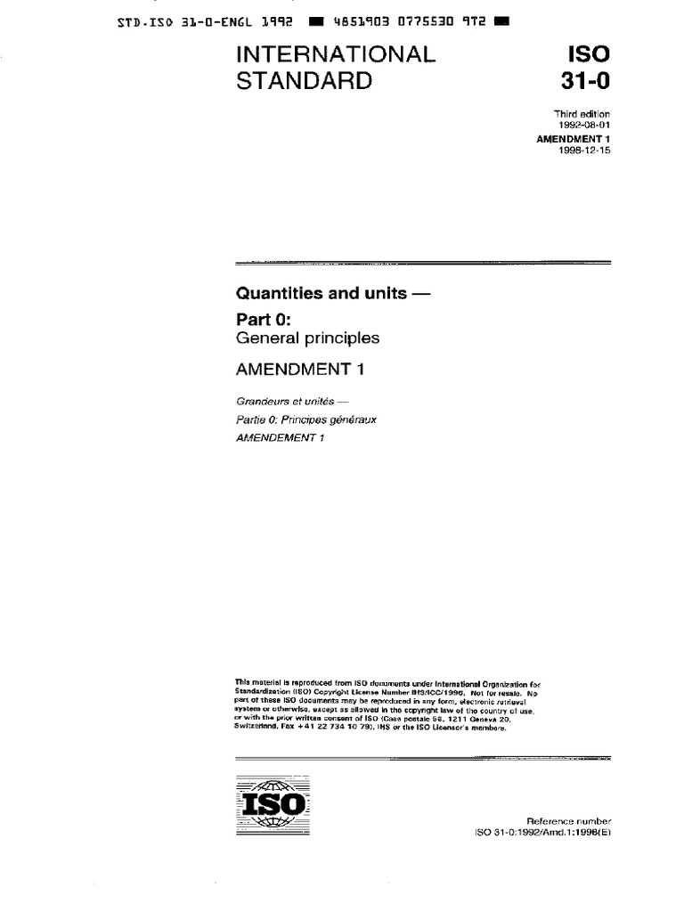Iso 31 0 1992 | PDF