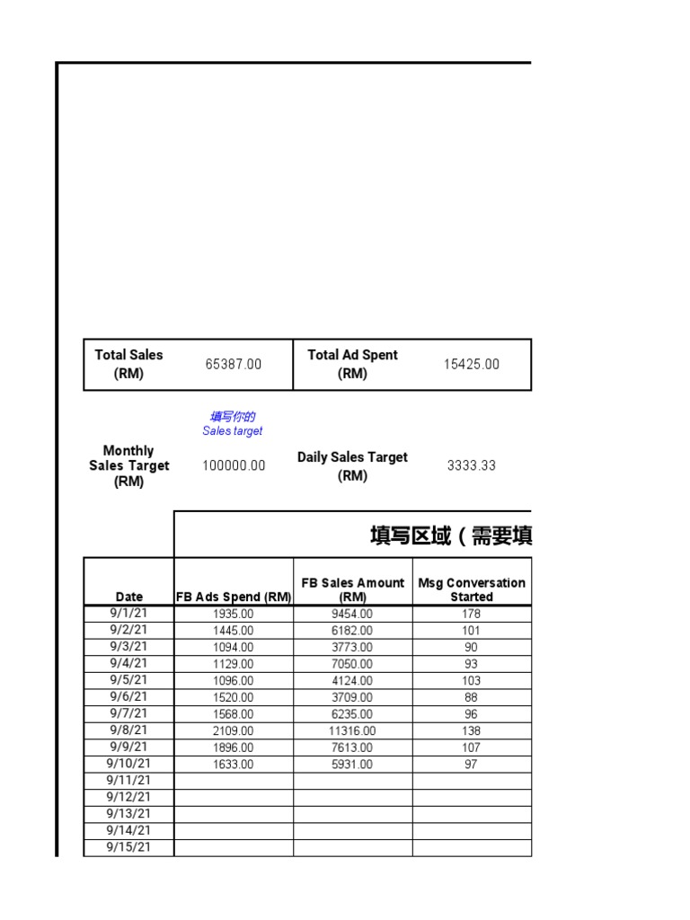 Daily Sales Report | PDF