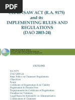 Ra 9147 | PDF | Wildlife | Endangered Species