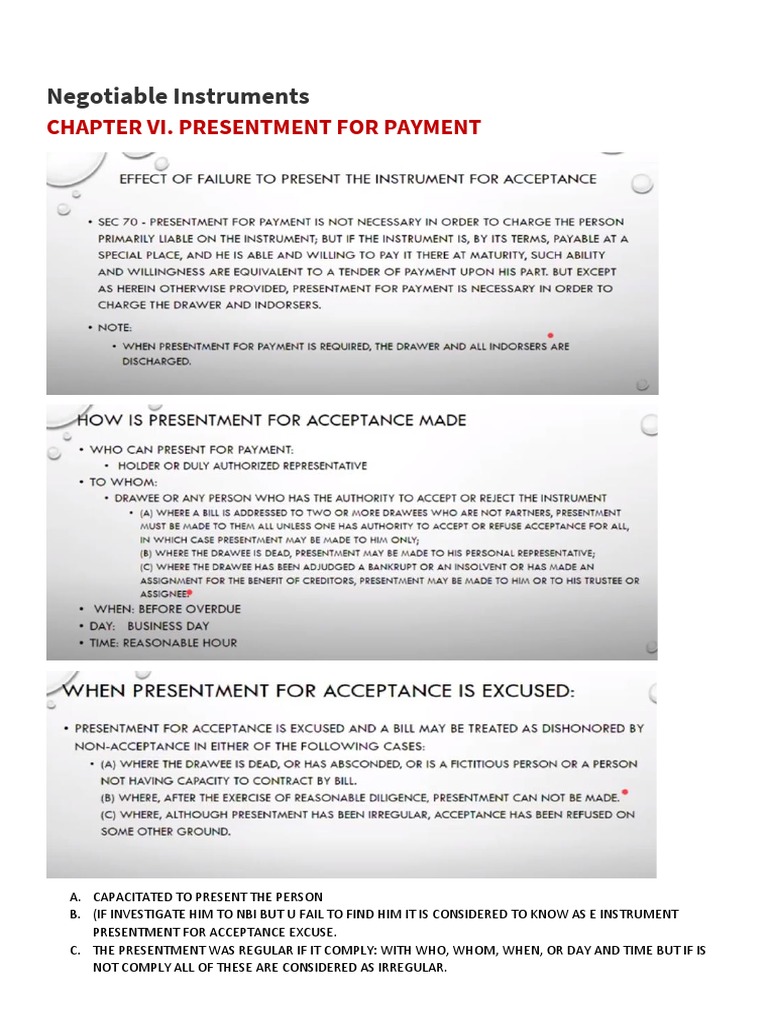 Chap 6-7 Law and Nego | PDF | Negotiable Instrument | Bankruptcy