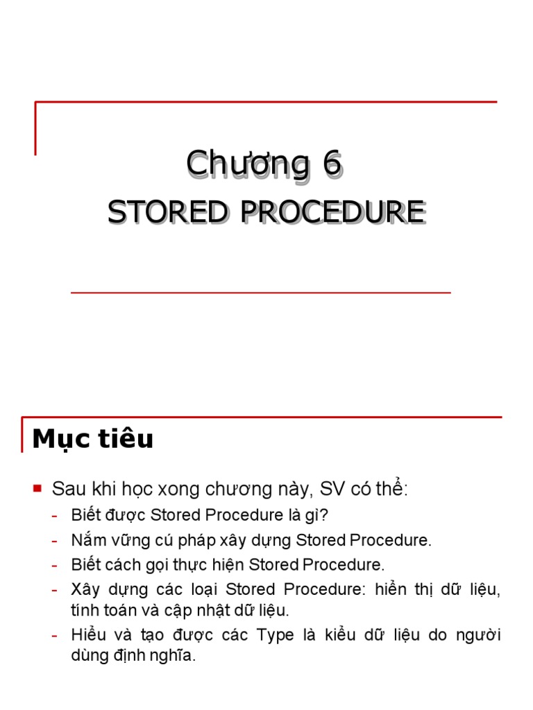 06 Stored Procedure | PDF
