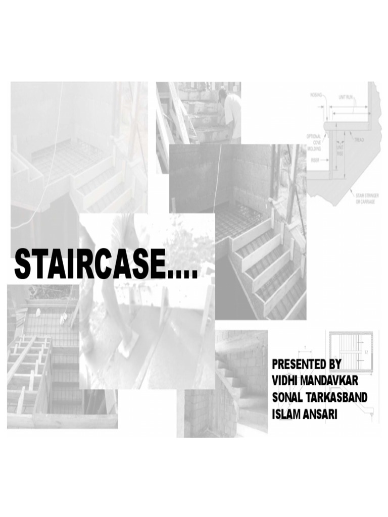 STAIRCASE | PDF | Stairs | Concrete