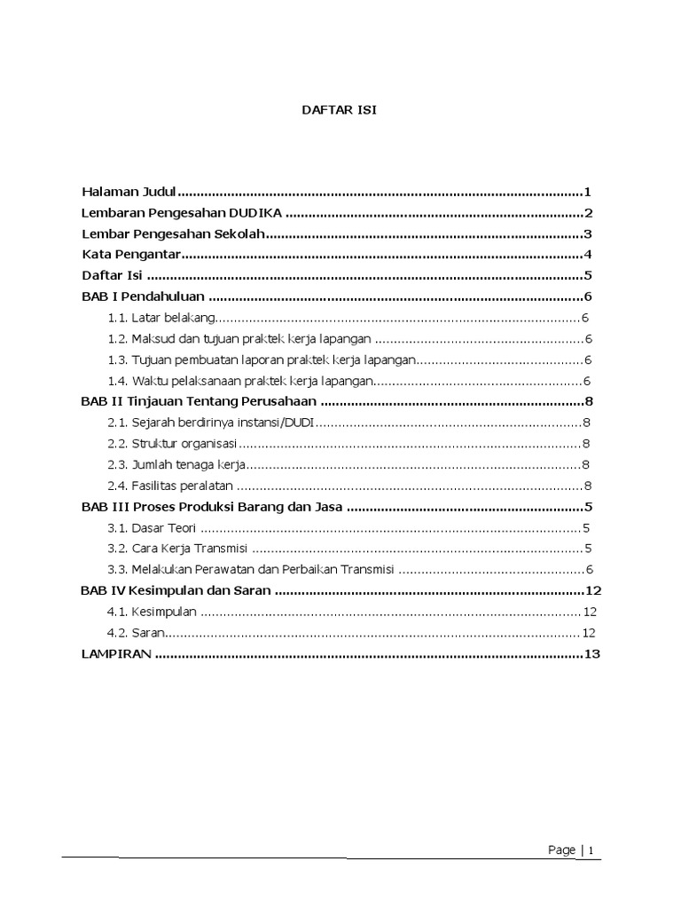 Contoh Bab 1-4 | PDF