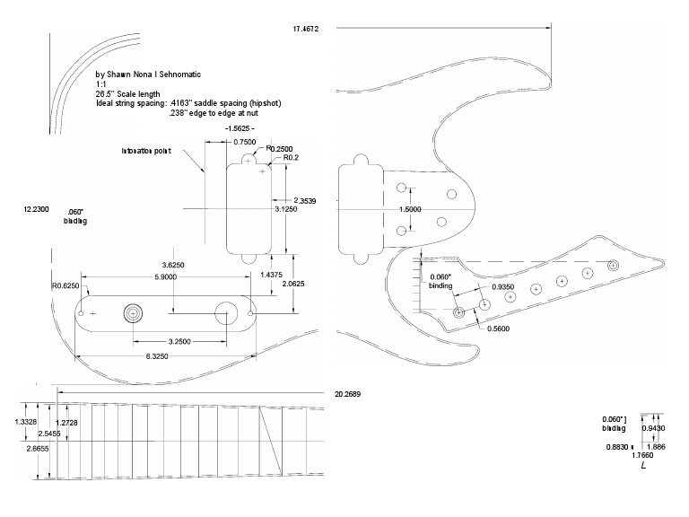 Blackmachine B7 26.5in Scale Template | PDF
