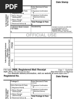 Ps 3877 | PDF | Registered Mail | Mail