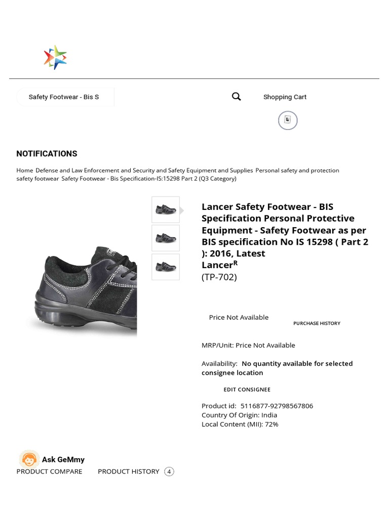 Lancer Safety Footwear | PDF | Shoe | Materials
