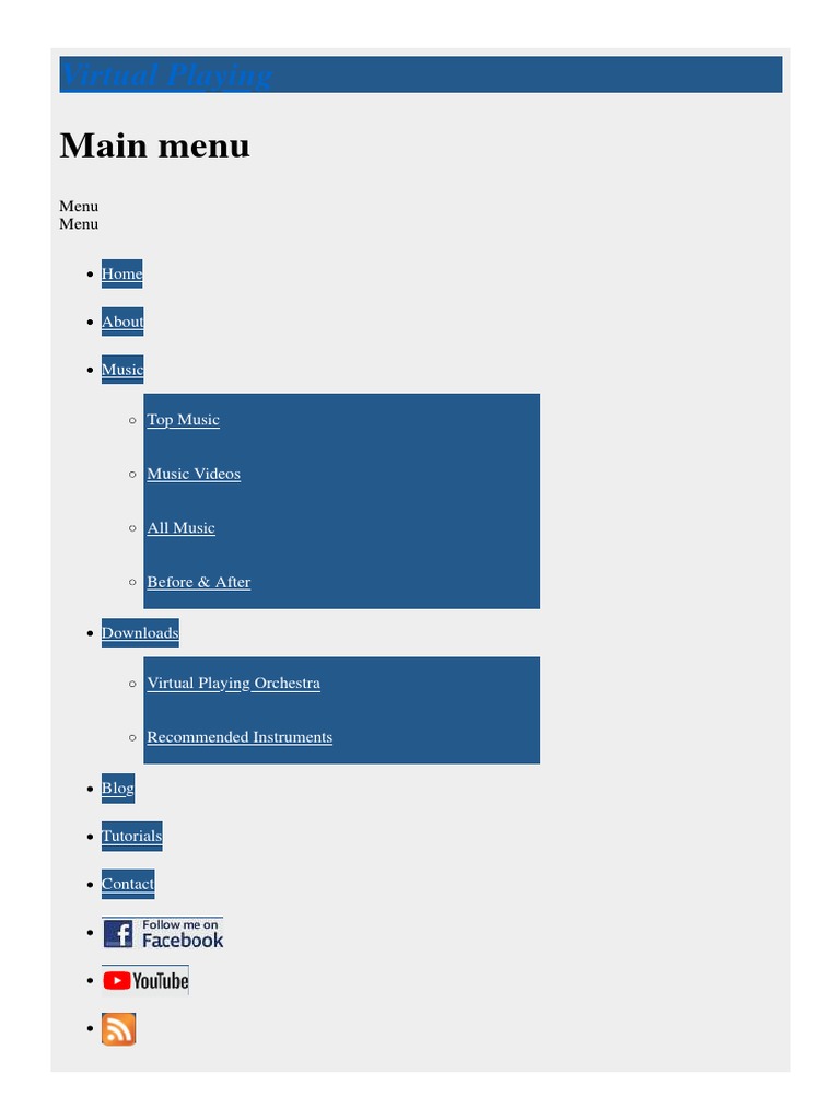 Performance and Standard Orchestra Documentation - Virtual Playing | PDF