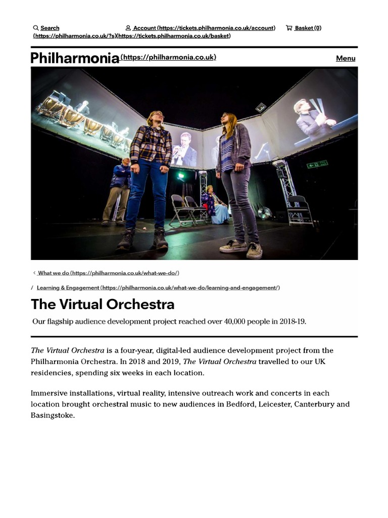 The Virtual Orchestra - Philharmonia | PDF