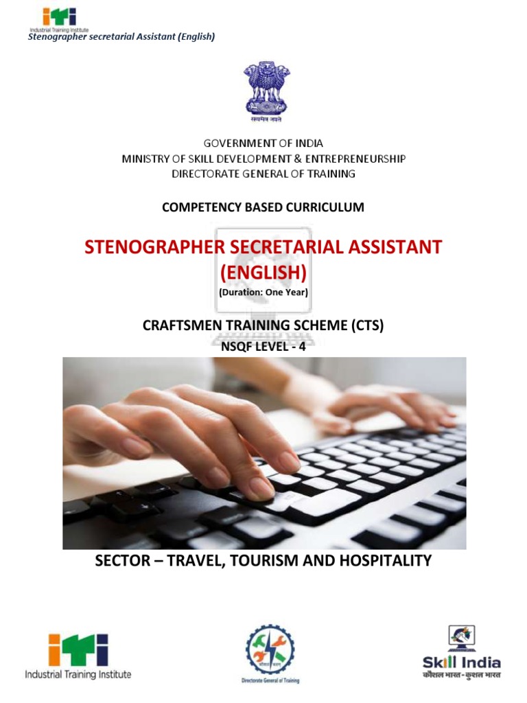 NSQF Level 4 Stenographer Syllabus | PDF | Vocational Education ...