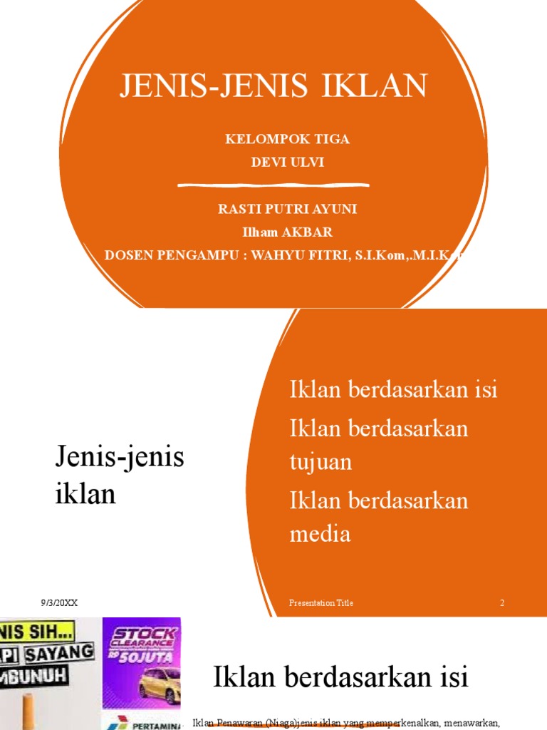 Jenis-Jenis Iklan | PDF