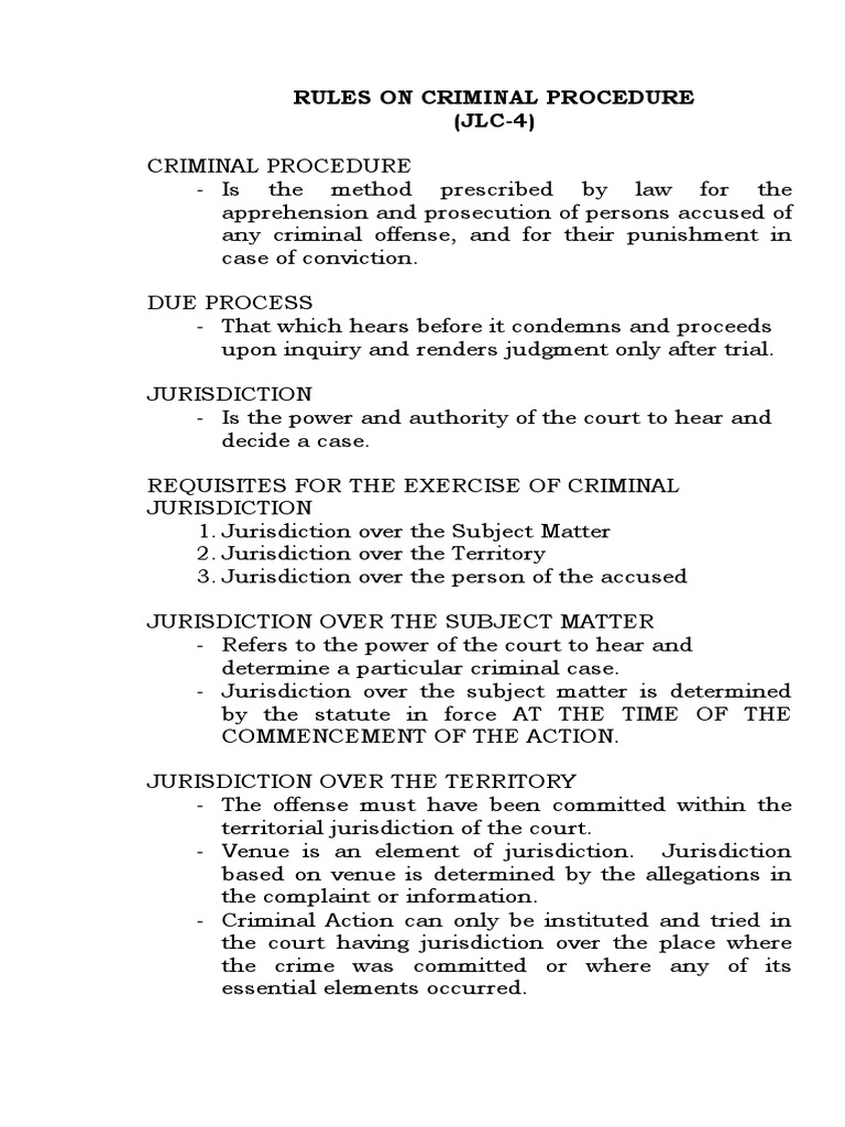 Criminal Procedure | PDF | Arrest | Bail